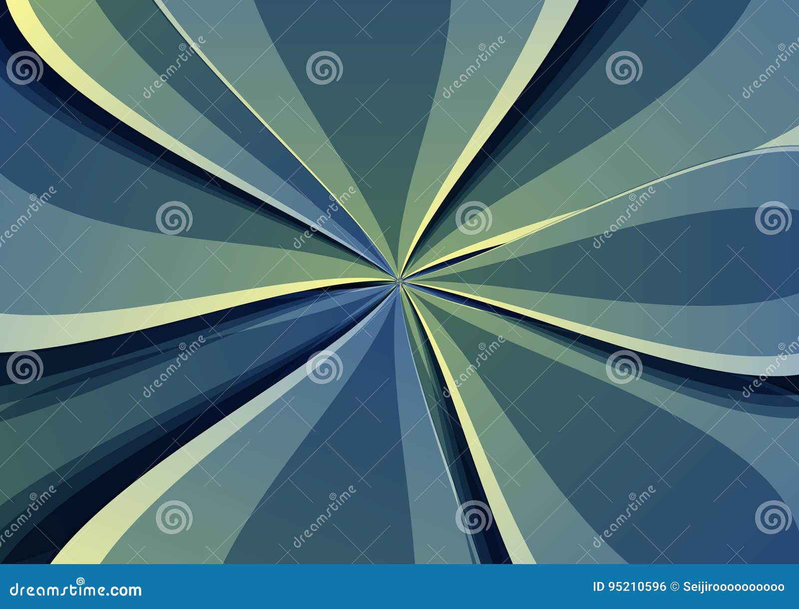 Background Radiation Retro Modern Blue Stock Vector - Illustration of ...