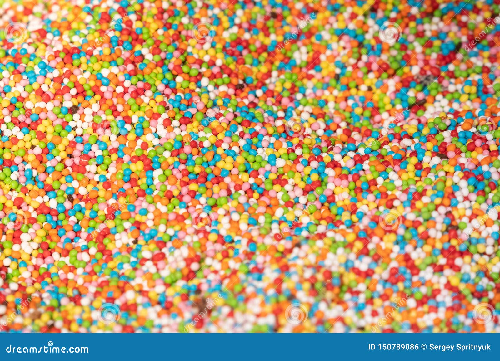 Background Rainbow Colored. Color Sprinkles for Baking Texture Stock ...