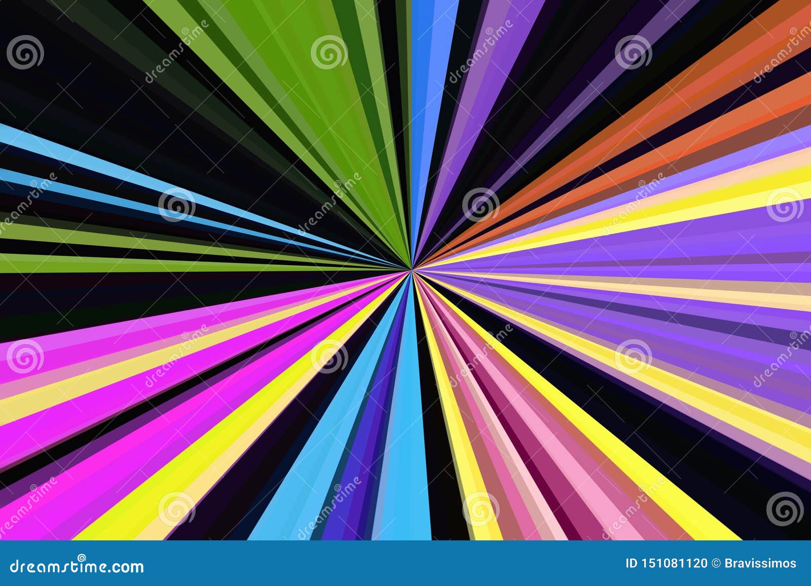 Background Rainbow Colorful Light Abstract. Blast Motion Stock Photo ...