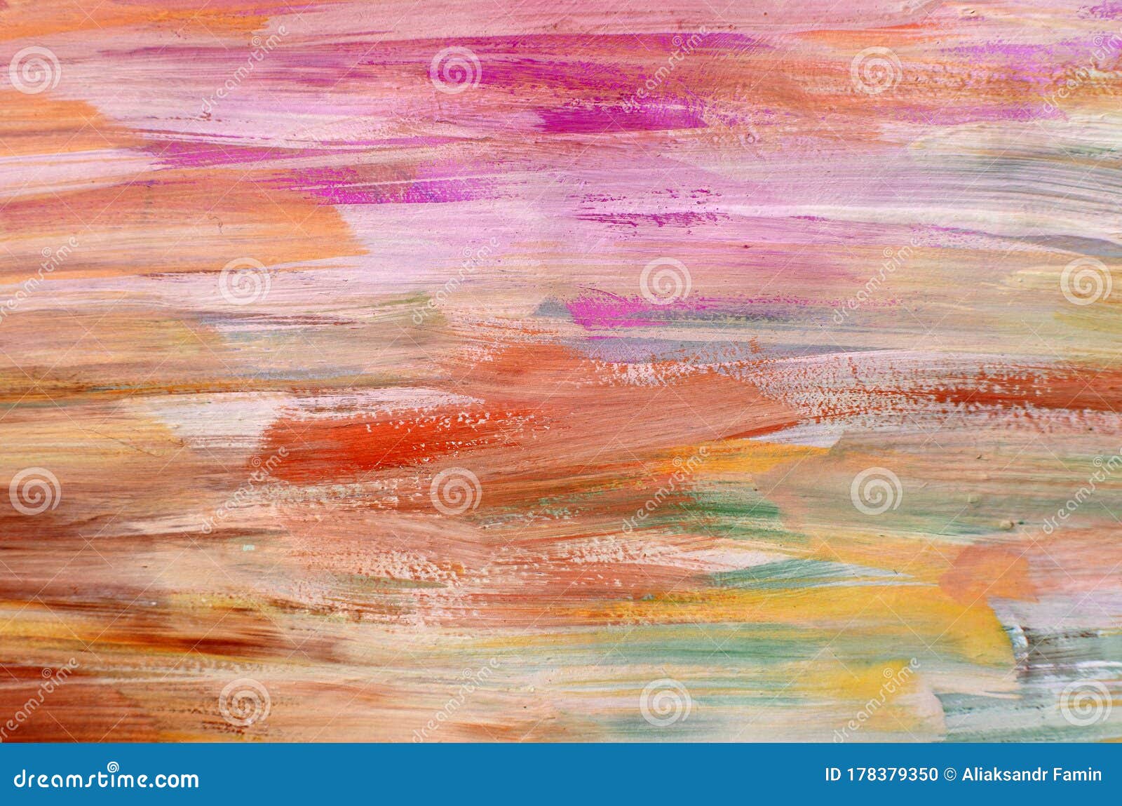 Background with Rainbow Gradients. Blurred Paint Strokesvariegated ...