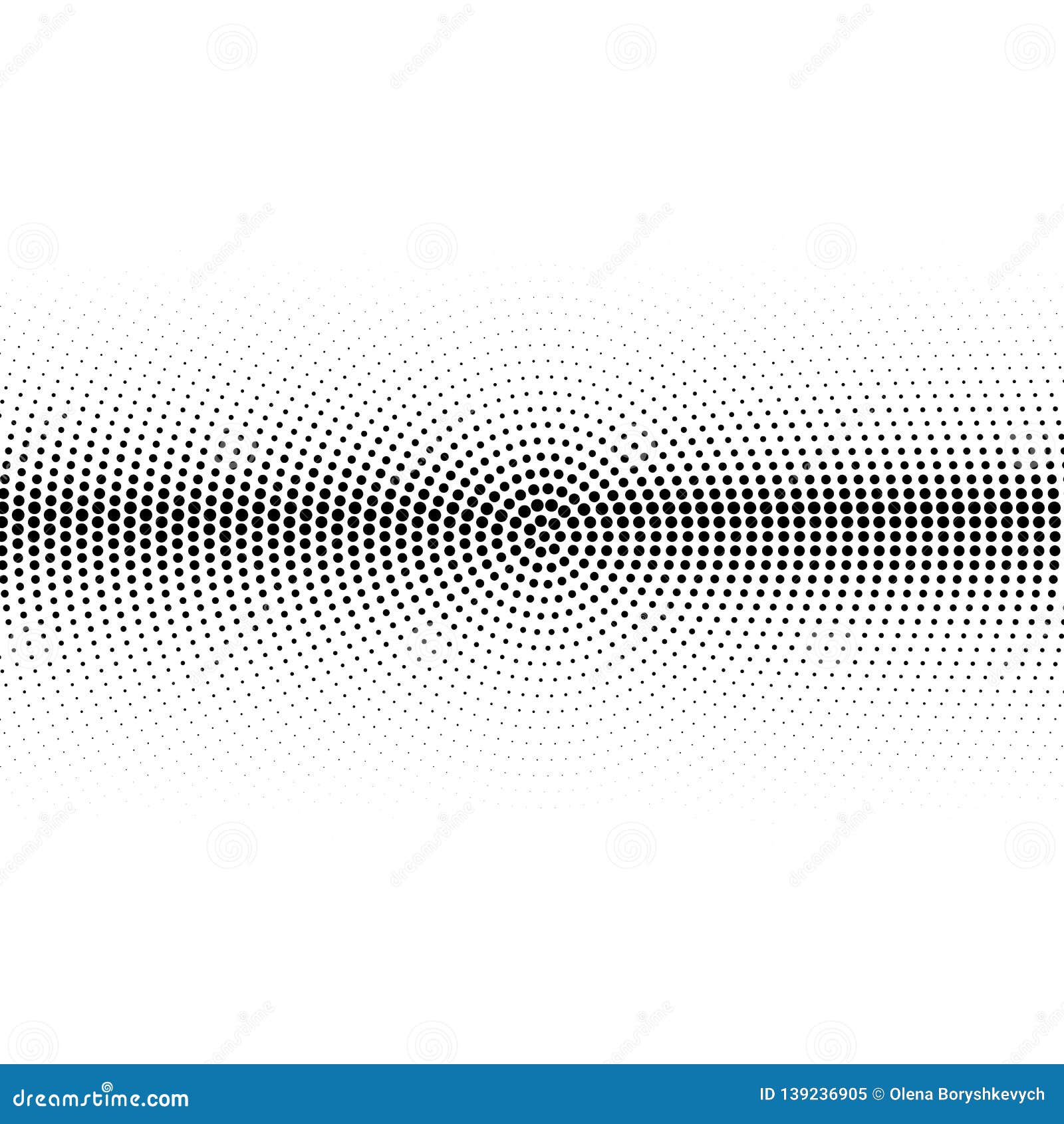 The Background of Raster Semitone of Black Dots on the White. Stock ...