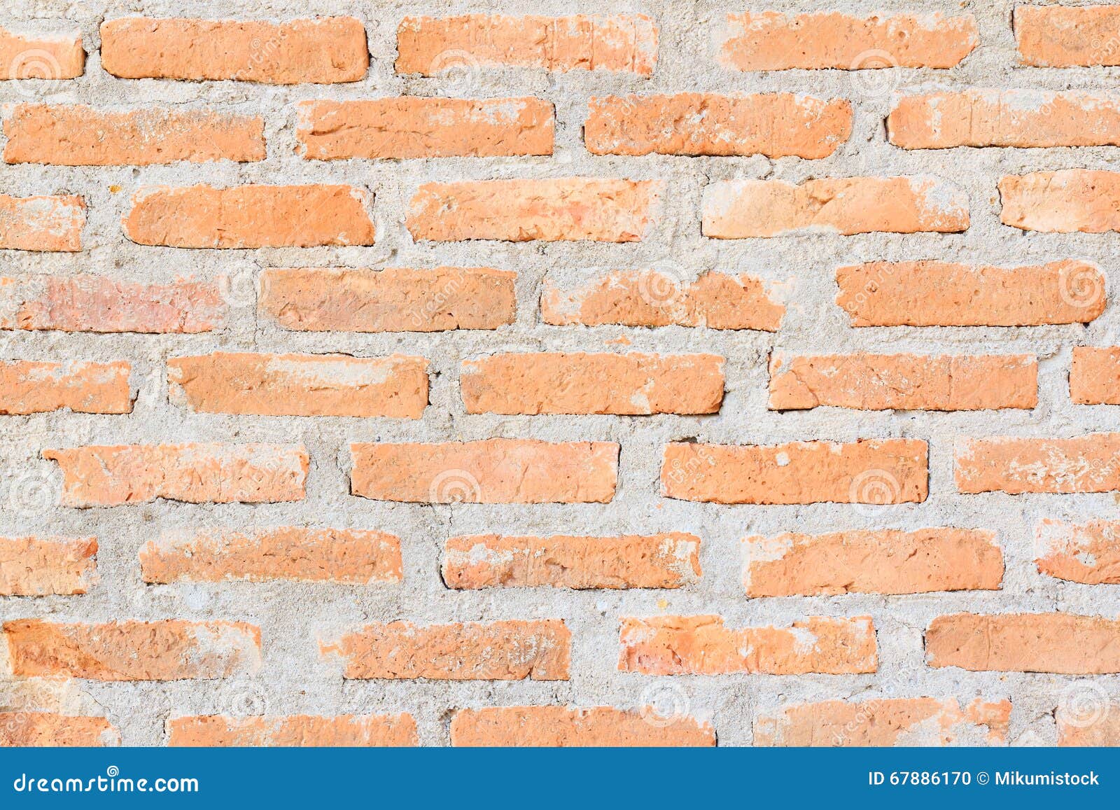 Background of Raw Brick Wall Stock Photo - Image of antique ...