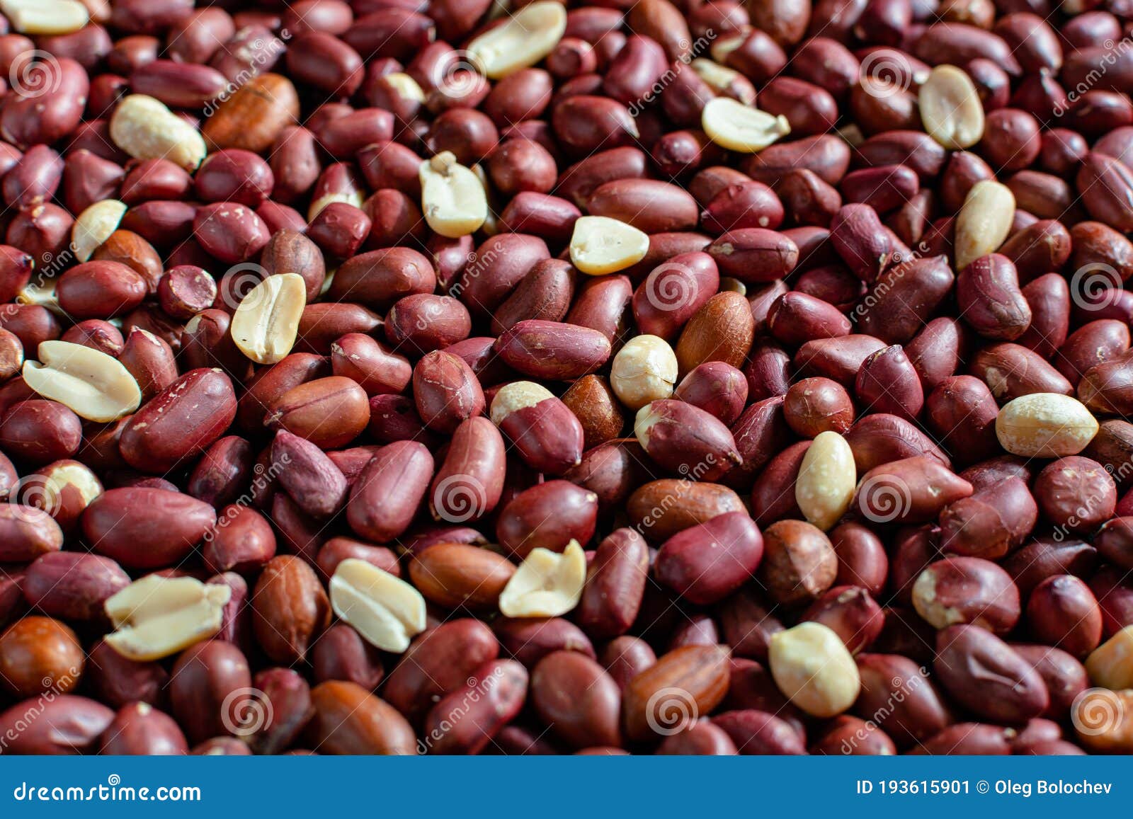 Background of Raw Peanuts with Husks Fully Filled Side View at an Angle ...