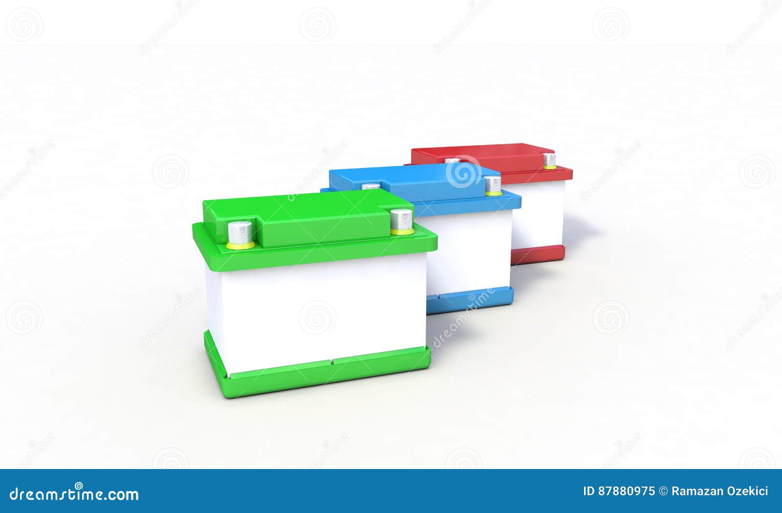 Background of Rechargeable Battery,concept 3d Render Stock Illustration ...