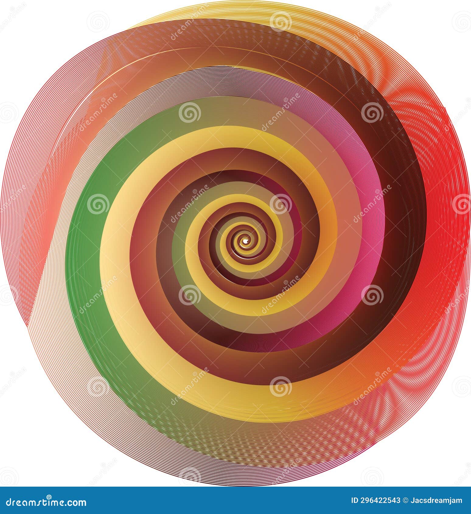 Spiral Colors stock illustration. Illustration of circle - 296422543