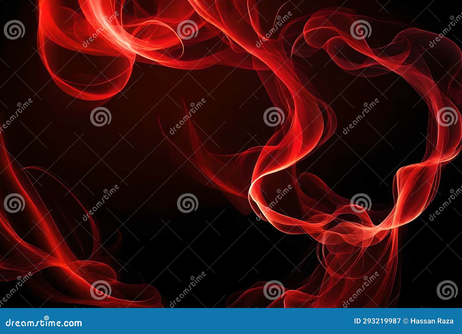 Background with Red Abstract Light Smoke Stock Illustration ...