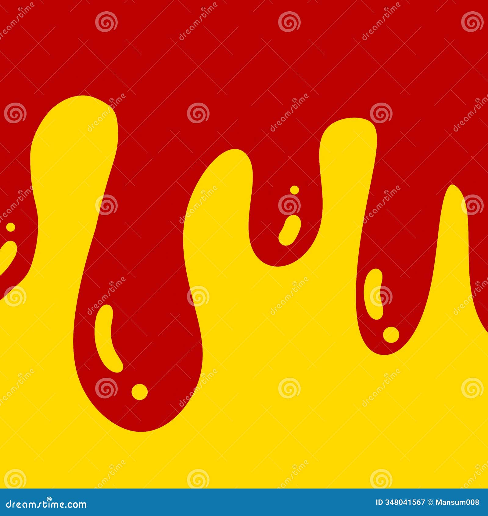 Background with Red Blood and Yellow Color Stock Illustration ...