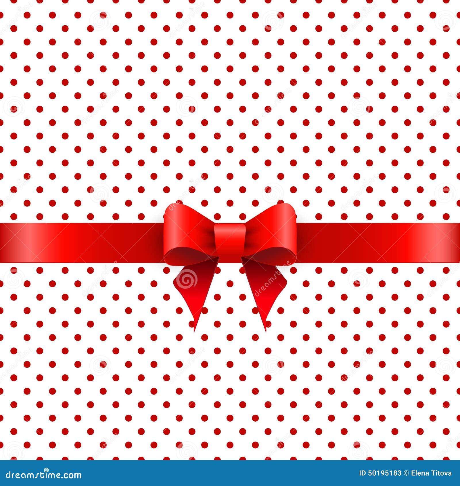 Background with red bow stock vector. Illustration of card - 50195183