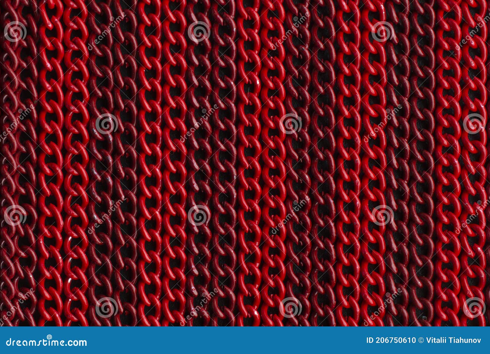 Background of red chains stock photo. Image of pattern - 206750610