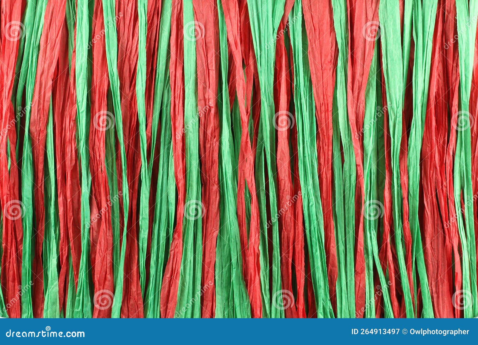Background - Red and Green Paper Raffia Strips Situated in Parallel ...