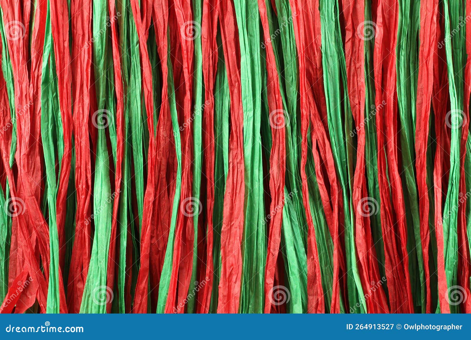 Background - Red and Green Paper Raffia Strips Situated in Parallel ...