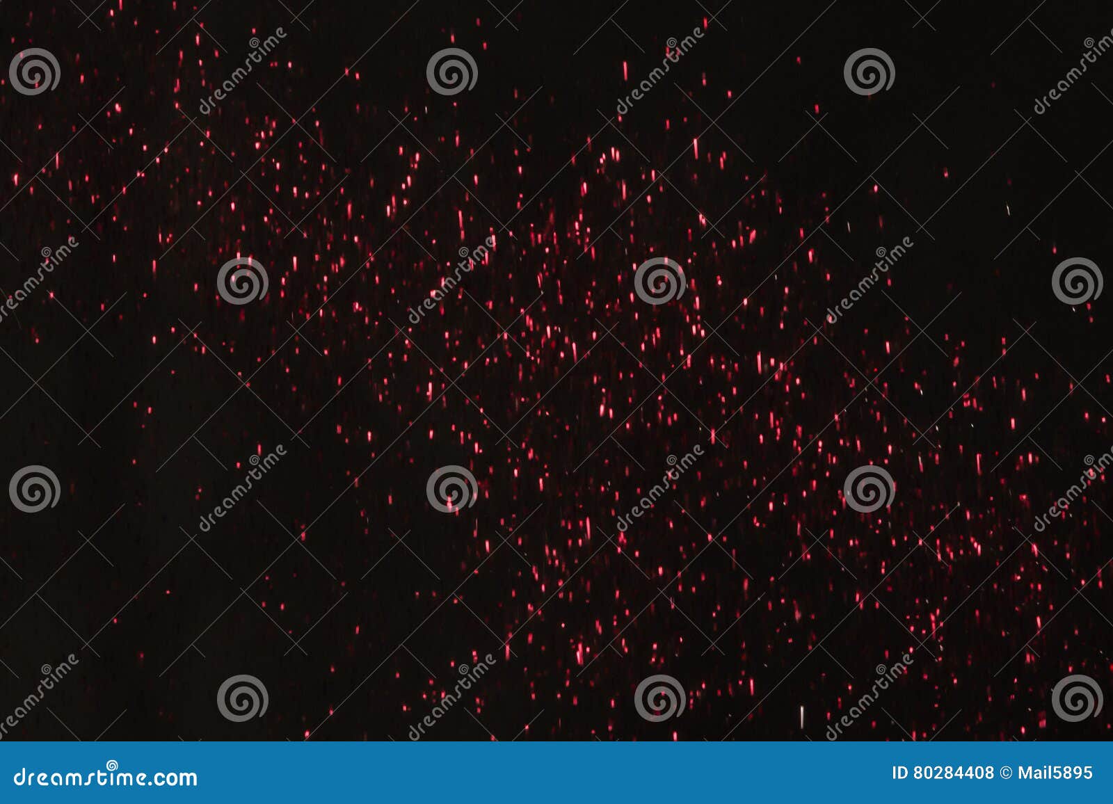 Background of Red LED Lights with Bokeh Effect Stock Photo - Image of ...