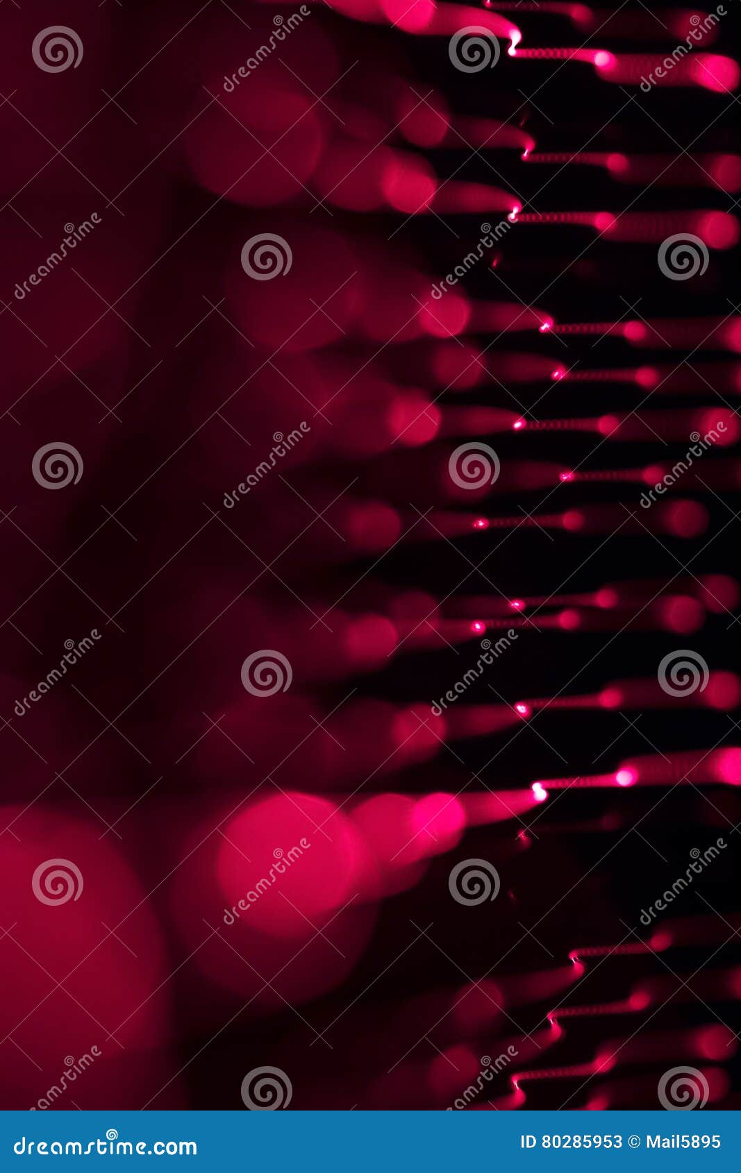 Background of Red LED Lights with Bokeh Effect Stock Image - Image of ...