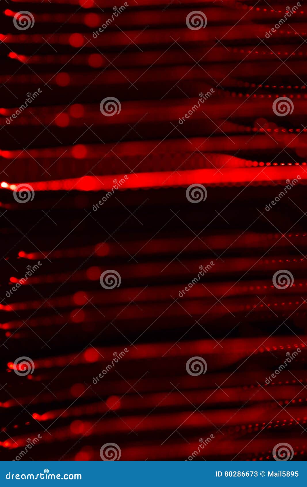 Background of Red LED Lights with Bokeh Effect Stock Image - Image of ...