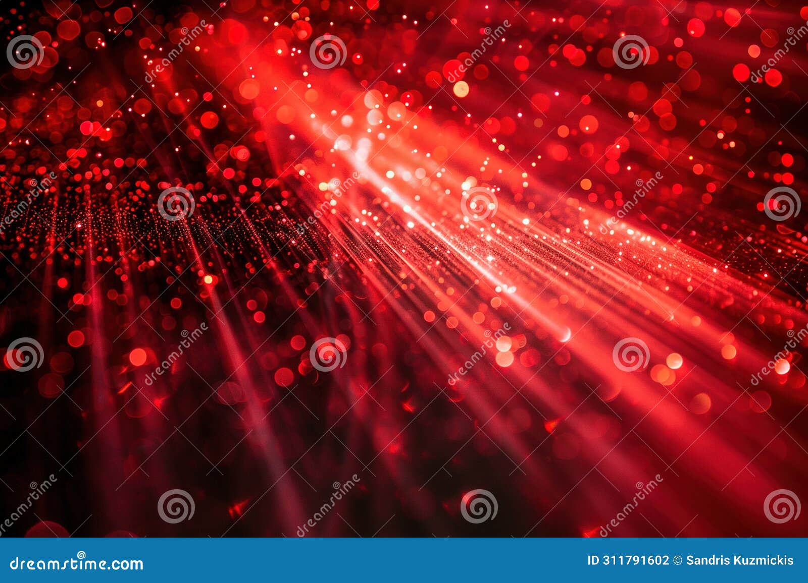 Background with Red Light Rays. Generative AI. Stock Illustration ...