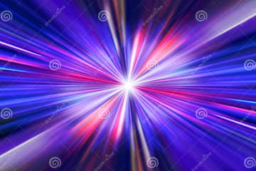 Background of Red Light Rays on a Dark Red and Blue Background Stock ...
