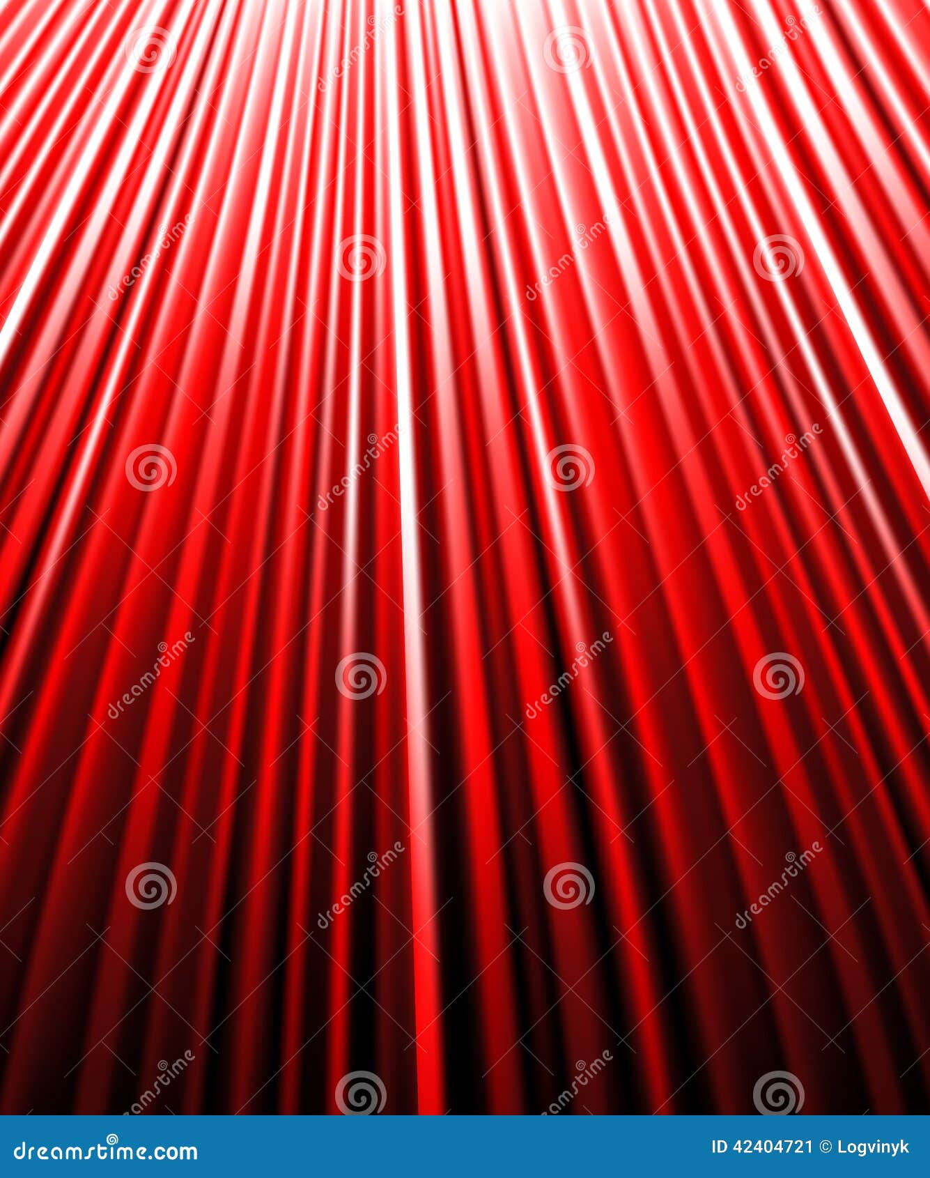 Background of Red Luminous Rays. Stock Vector - Illustration of ...