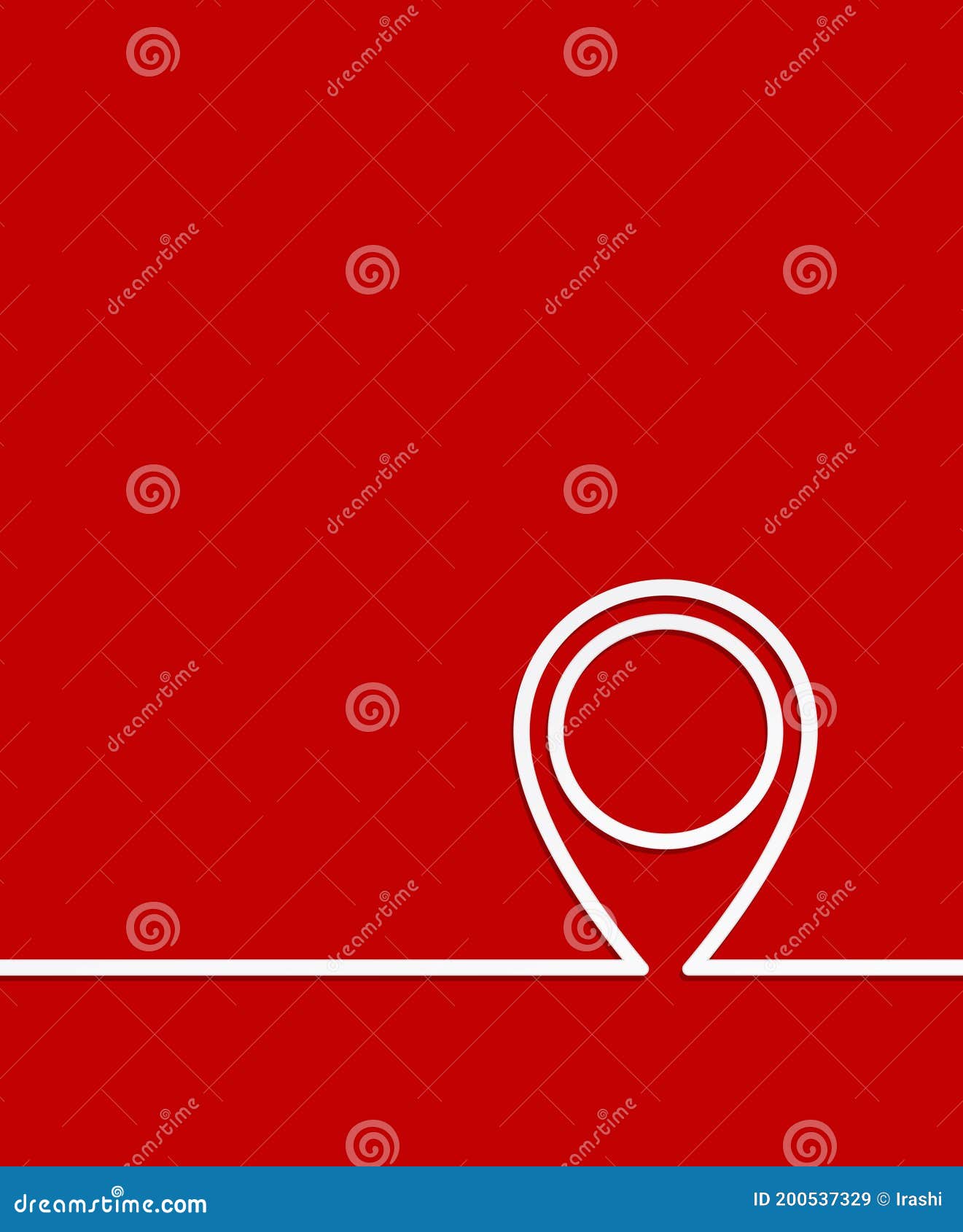 Background Red with Pin Symbol Stock Vector - Illustration of symbol ...