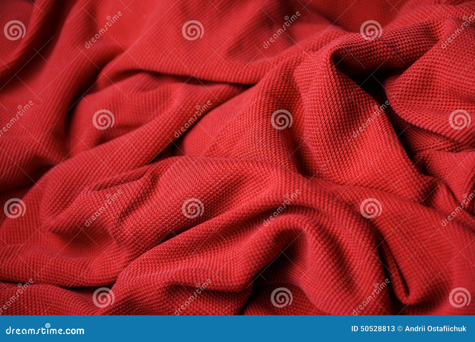 Background of Red Porous Fabric Stock Image - Image of textile ...