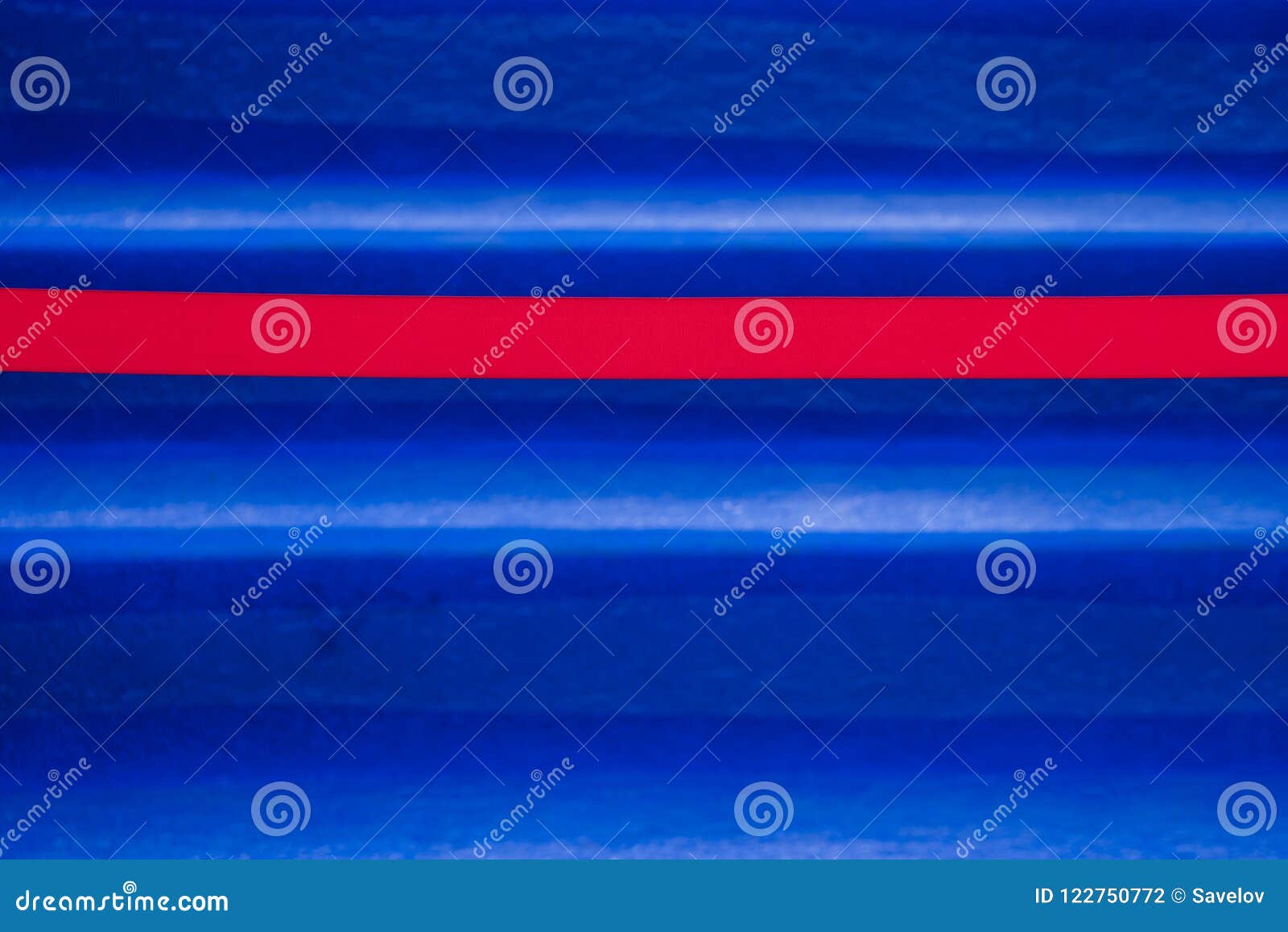 Abstract Background with Red Ribbon and Blue Ladder Stock Photo - Image ...