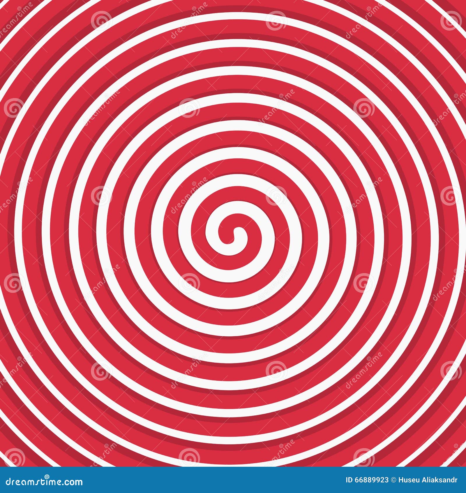 Background Red spiral. stock vector. Illustration of center - 66889923