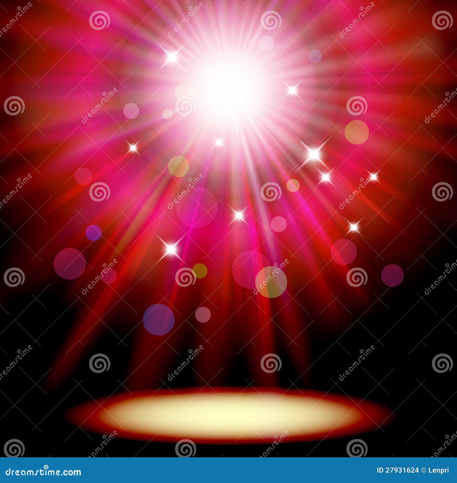 Background With Red Spotlight. Stock Images - Image: 27931624
