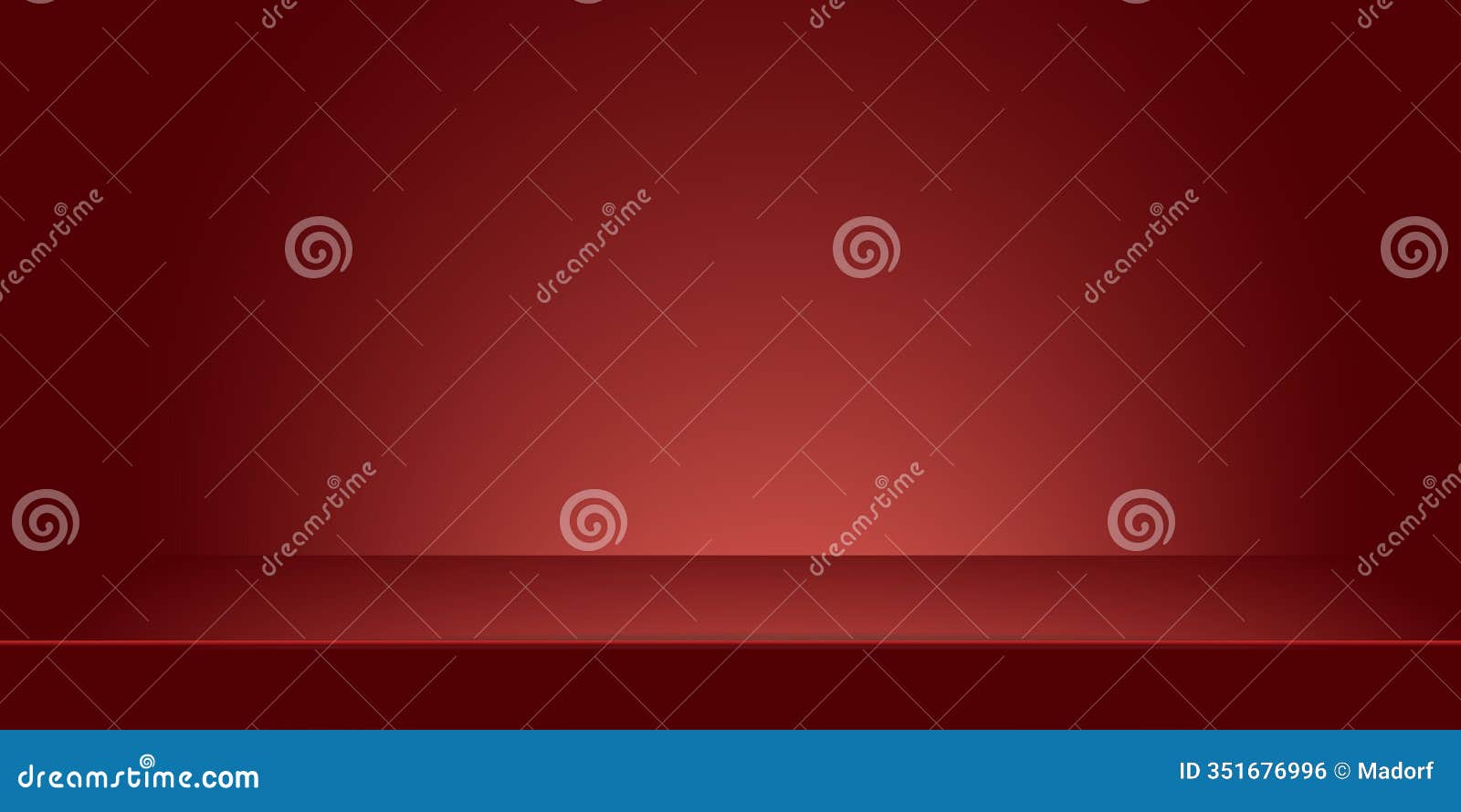 Red Stage Background for Product Presentation Stock Illustration ...