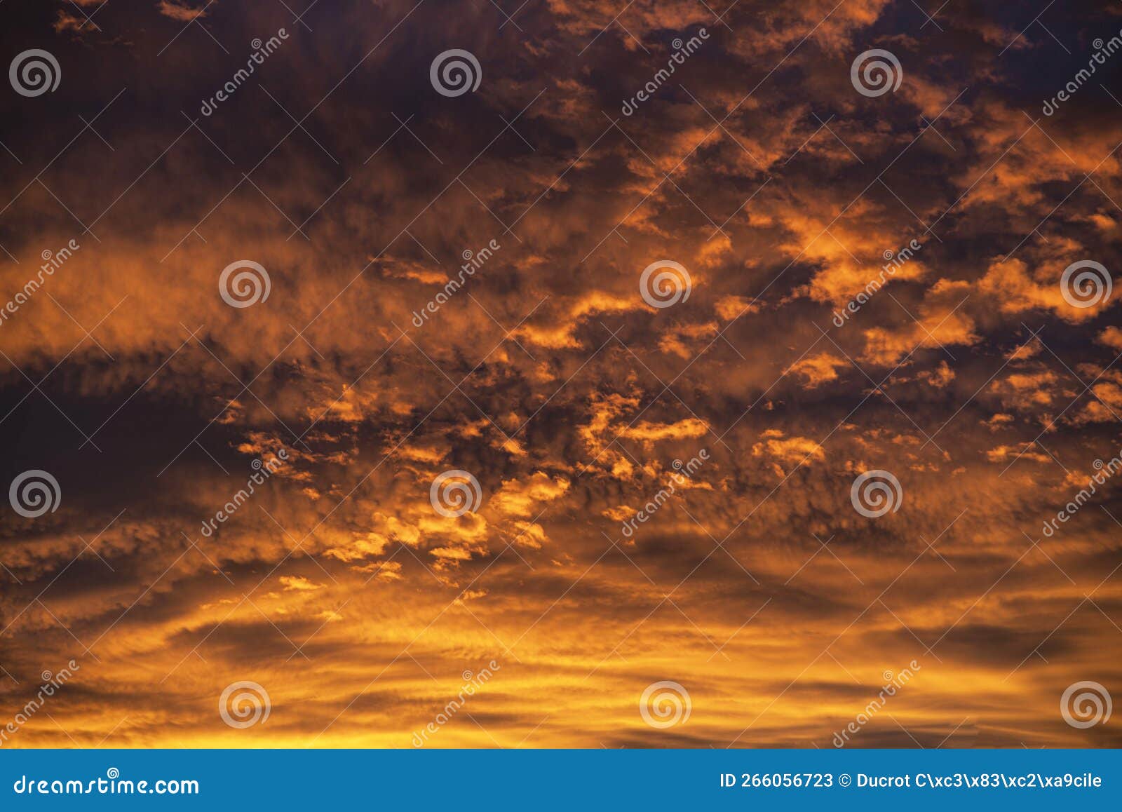 Background of a Red Sunset with Clouds Stock Image - Image of texture ...