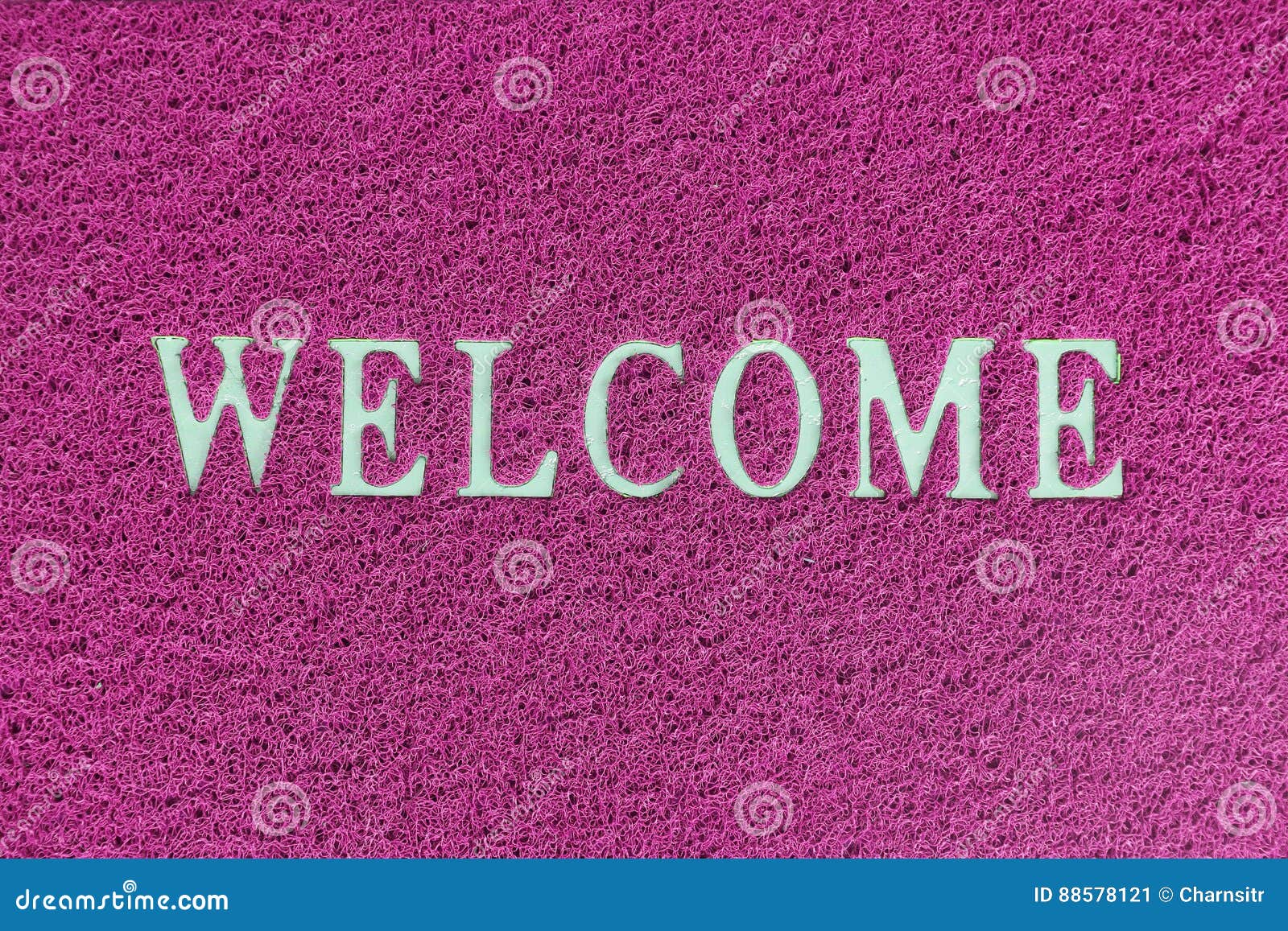 Background of Red Welcome Mat Stock Image - Image of important, doorway ...