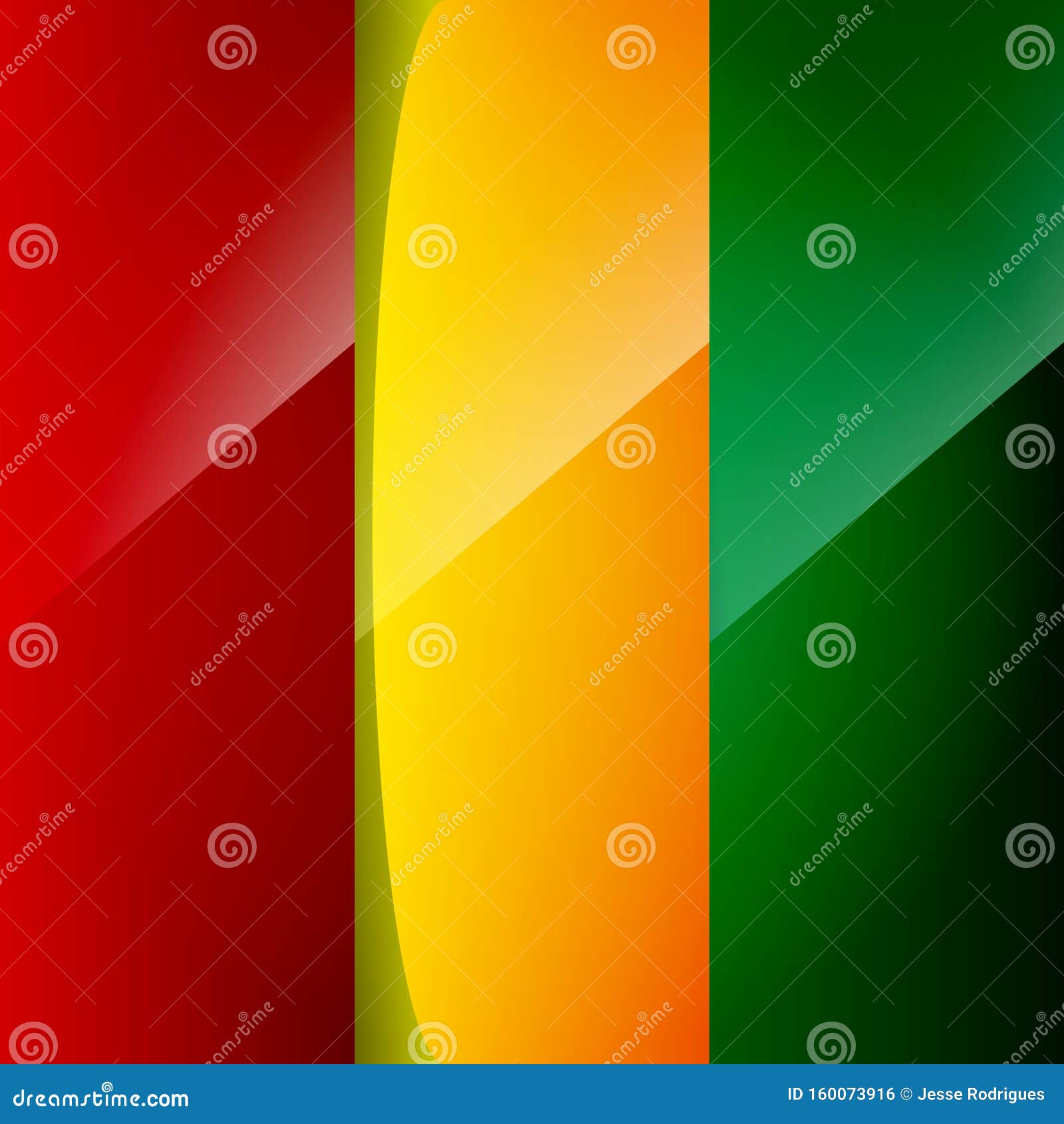 Background Reggae Flag Colors Pattern. Stock Vector - Illustration of ...