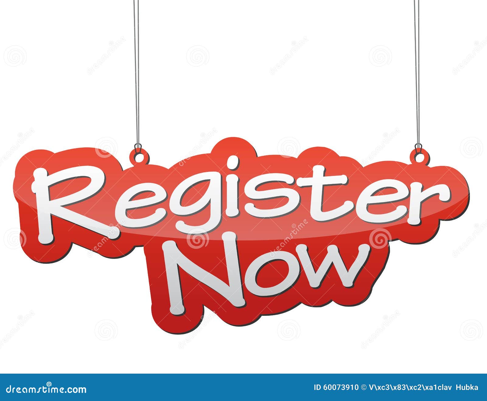 Background register now stock vector. Illustration of push - 60073910