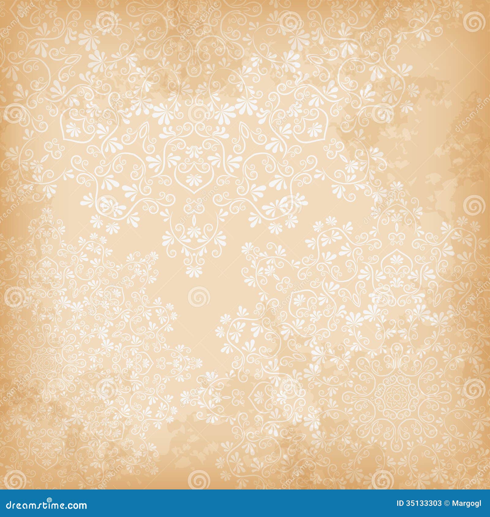 Background with Ring Ornament. Stock Vector - Illustration of label ...