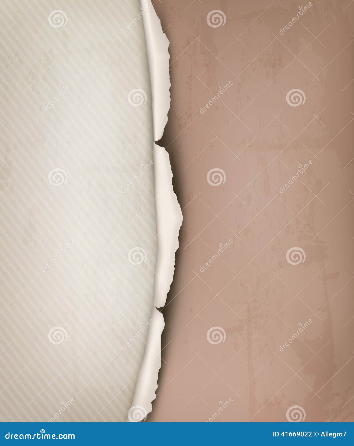 Background with Ripped Vintage Paper. Stock Vector - Illustration of ...