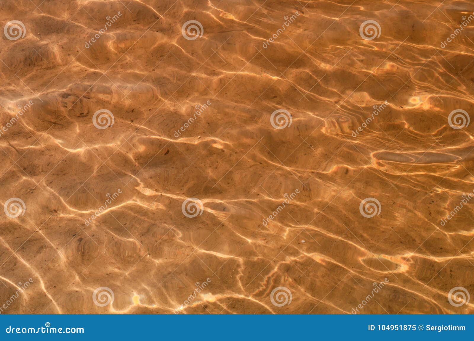 Background of River Sand Under Water. Stock Image - Image of sand, view ...