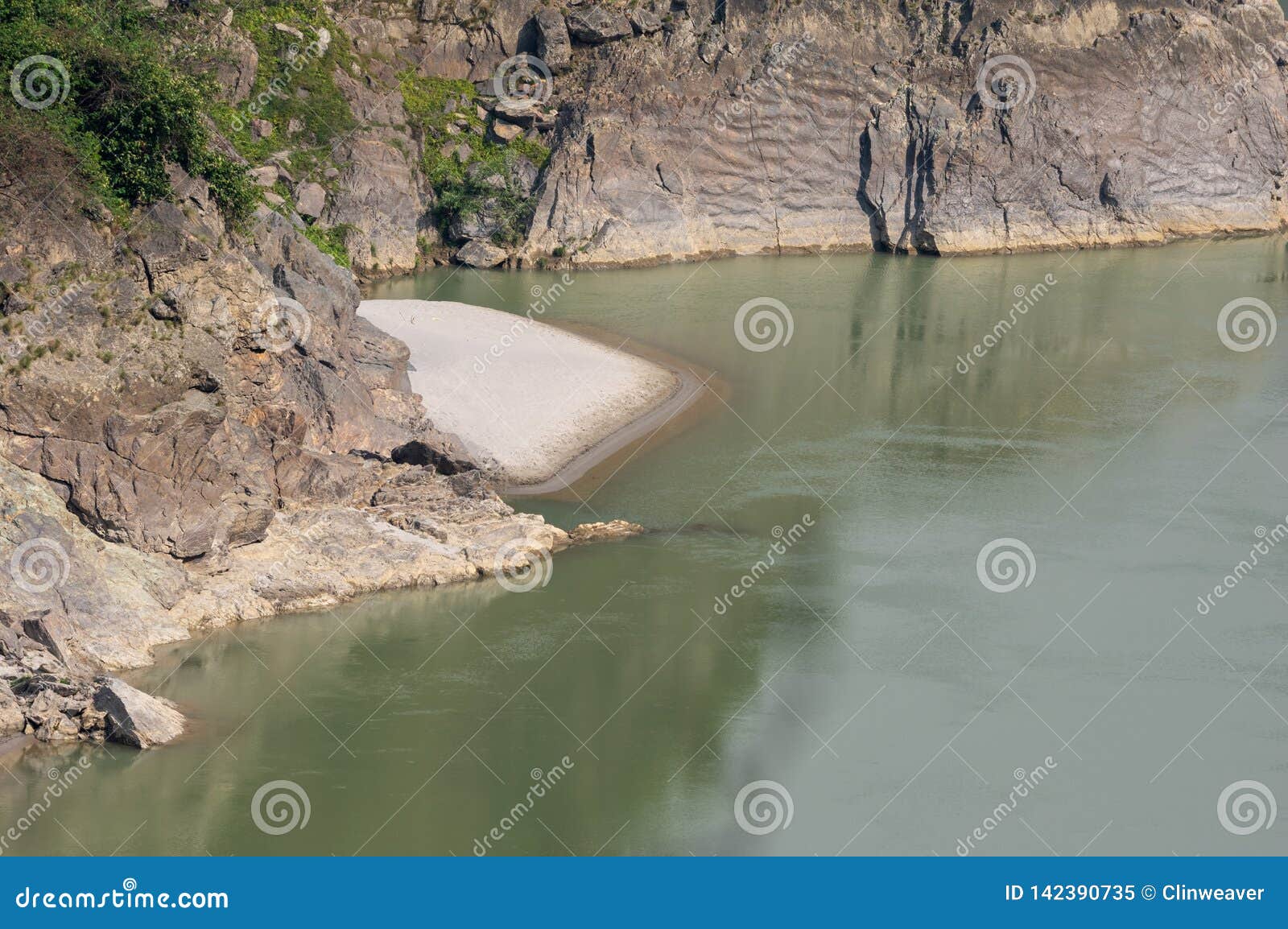 Background of River Shoreline Stock Image - Image of natural, landscape ...