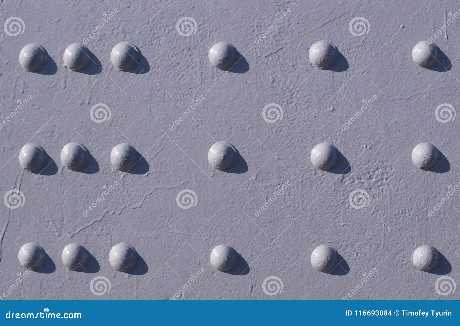 Background with Rivets Painted Gray. Industrial, Texture Stock Photo ...
