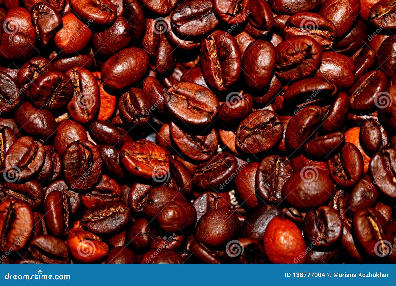 Fried Coffee Beans. Background Stock Photo - Image of espresso ...