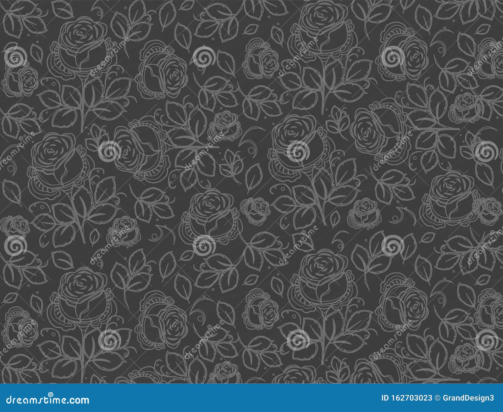 Background with rose chalk stock vector. Illustration of birthday ...