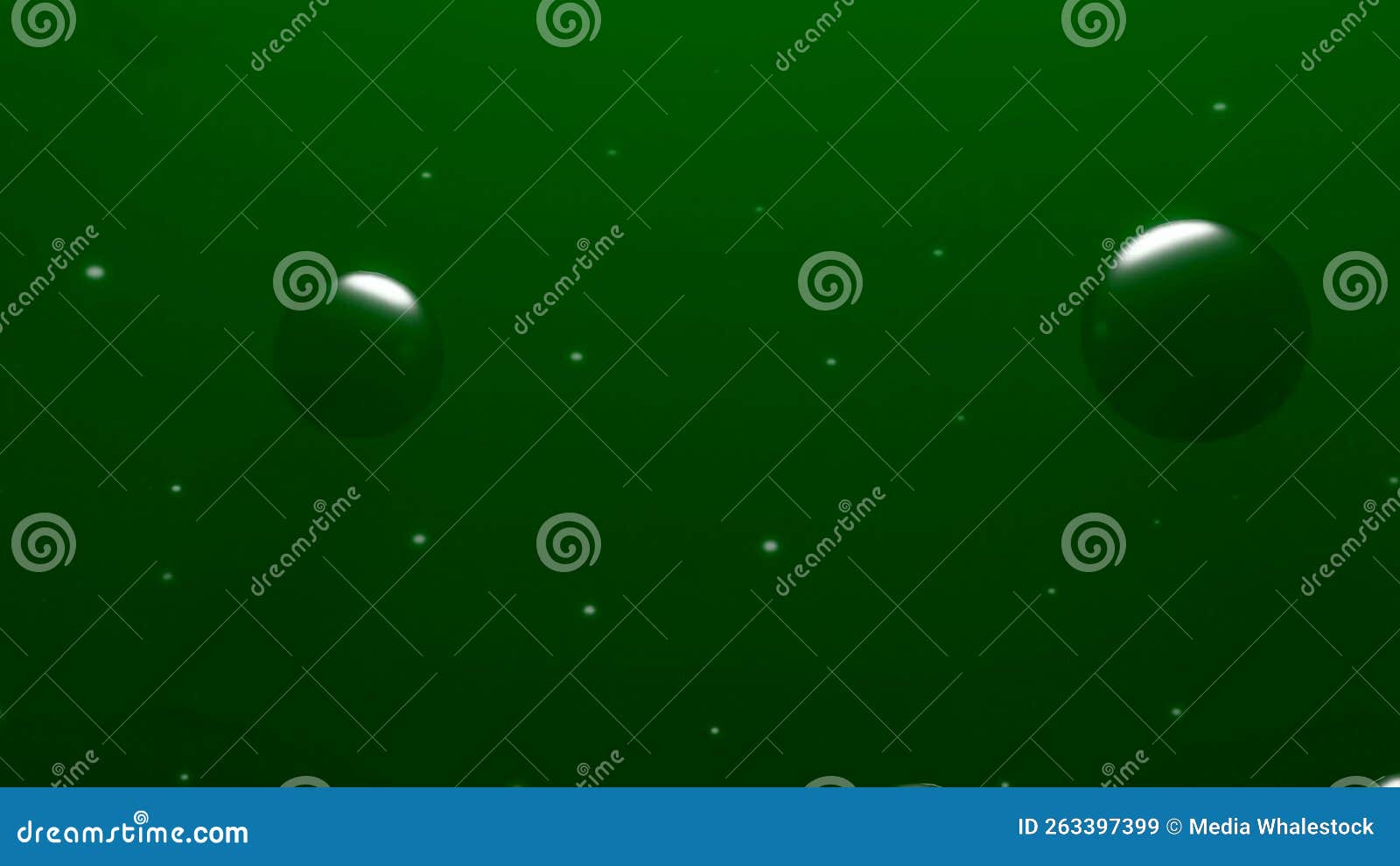 Background with Rotating Stream of Balls. Design. 3D Bubbles Move and ...