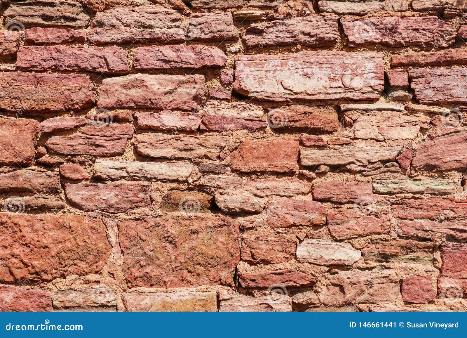 Background of Rough Red Rock Wall - Close-up Stock Image - Image of ...