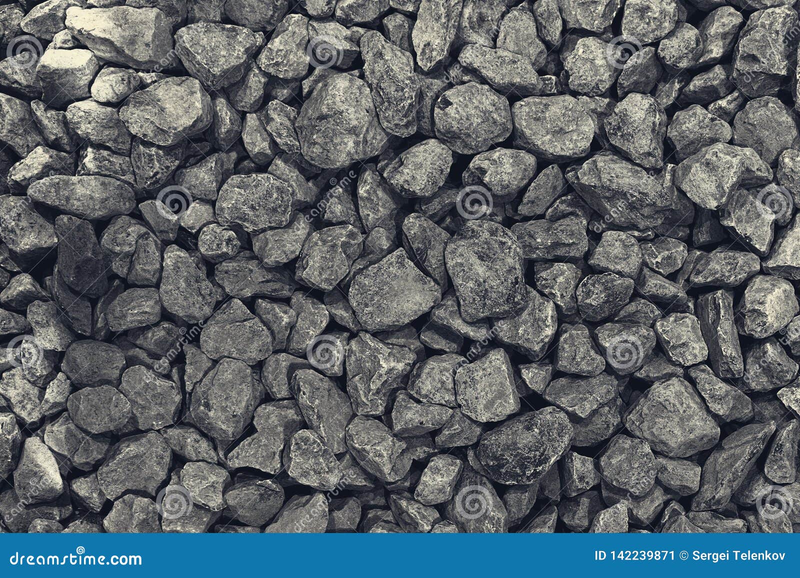 Background from a Round Dark Gray Stone. Dark Pebbles Closeup Folded ...