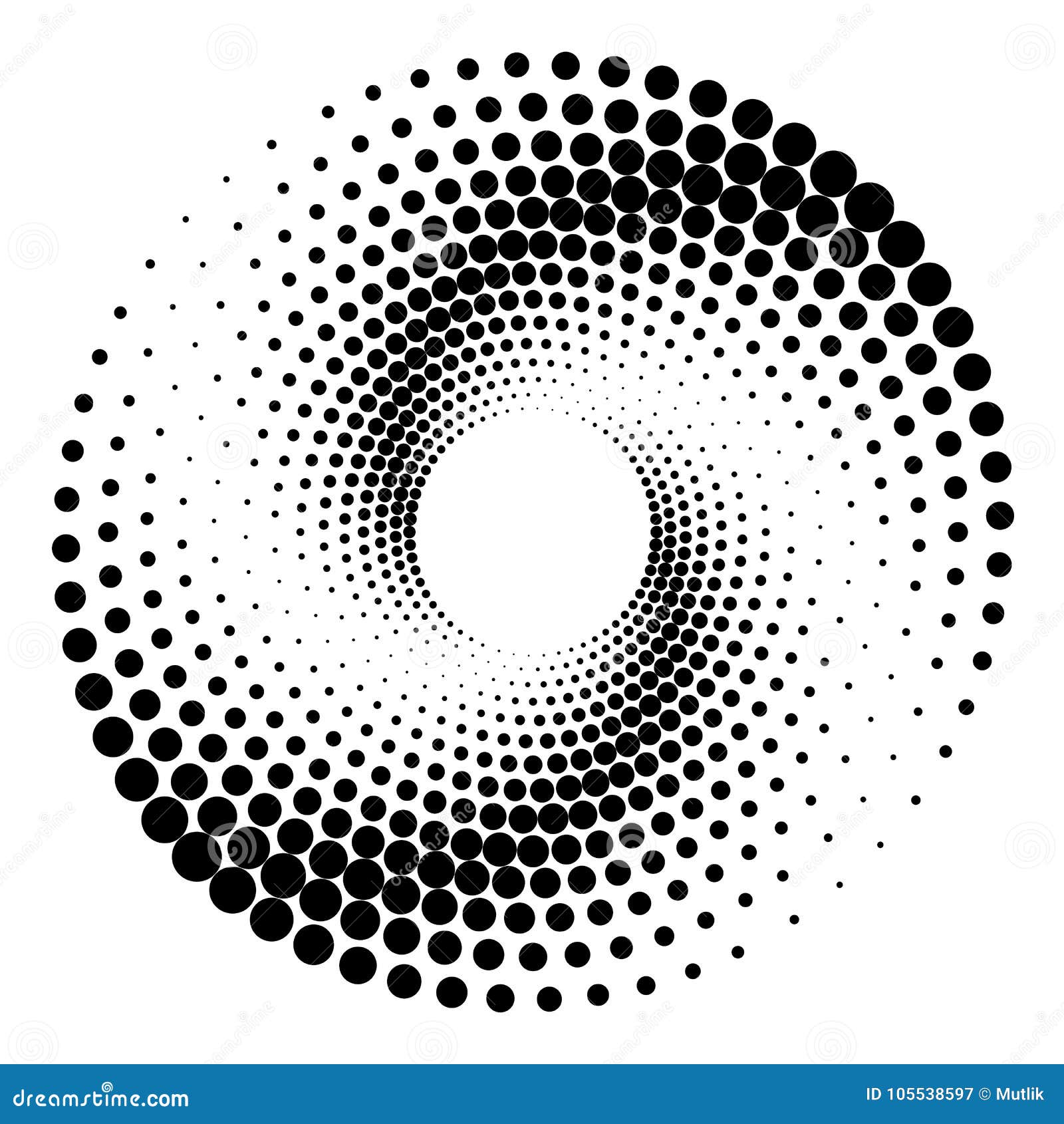 Background of Round Dots with Space To Insert Text Stock Vector ...