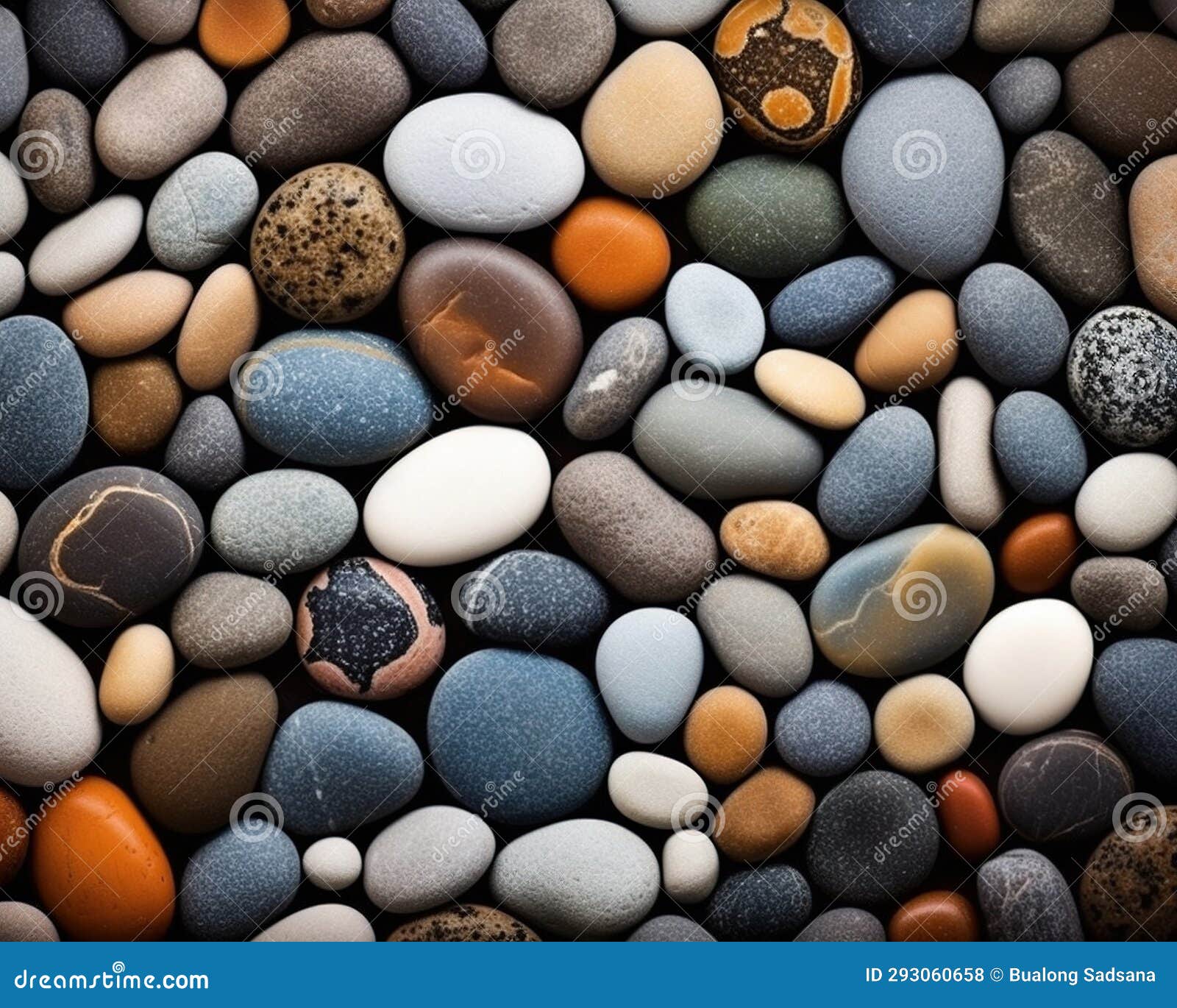 The Background is from Round Pebbles and Small Stones. Stock ...