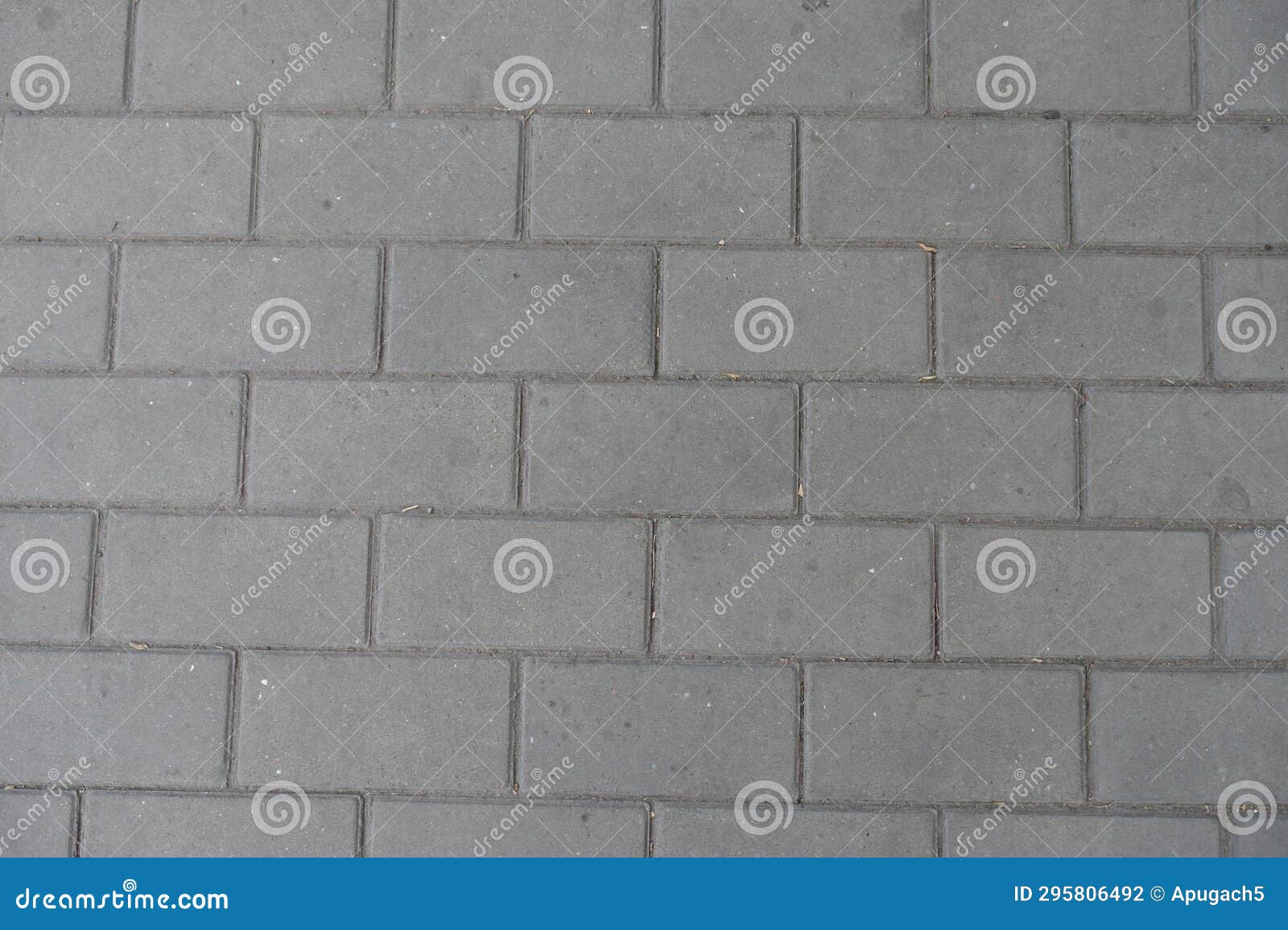 Background - Running Bond Brick-like Gray Concrete Pavement Stock Photo ...