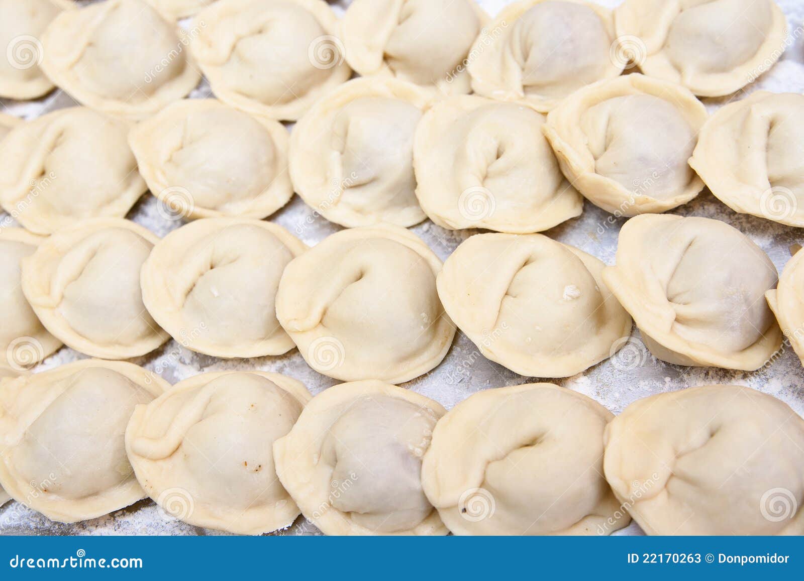 Background from Russian Crude Pelmeni Stock Image - Image of filling ...