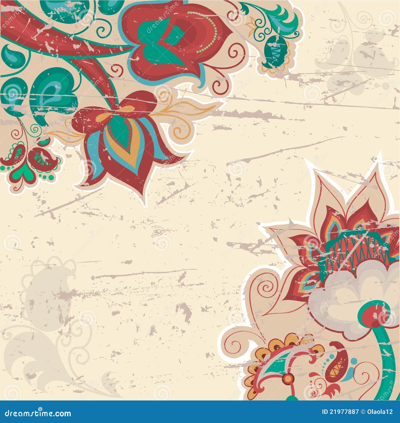 Background in Russian Style Stock Vector - Illustration of russian ...