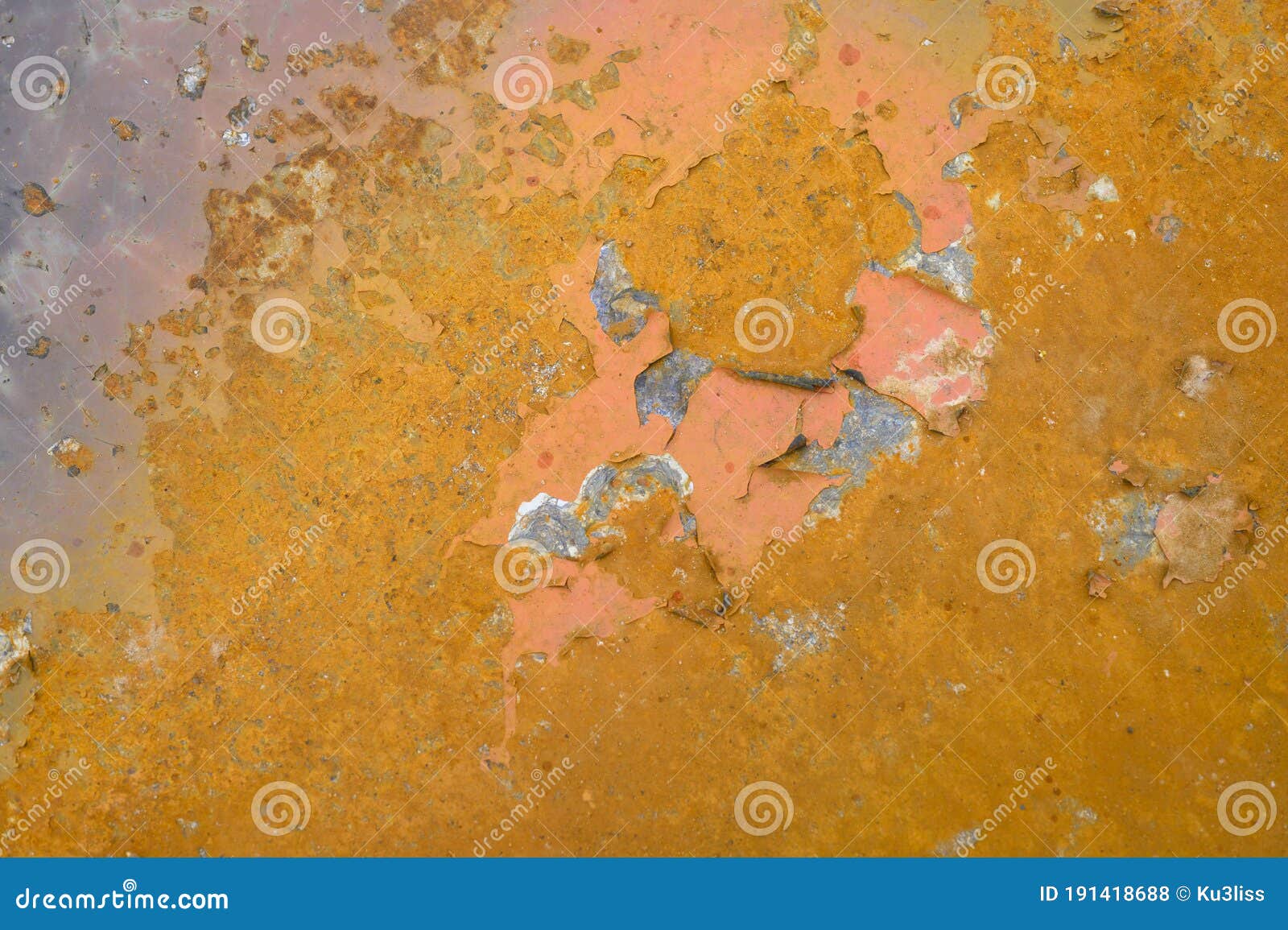 Background with Rust. Surface of Yellow Brown Rusty Metal. Rusty Iron ...