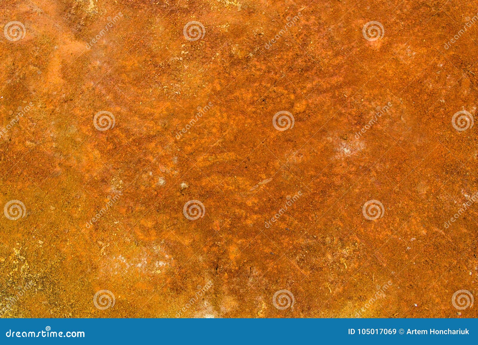Background of Rusted Sand in Which Metal is Contained Stock Image ...