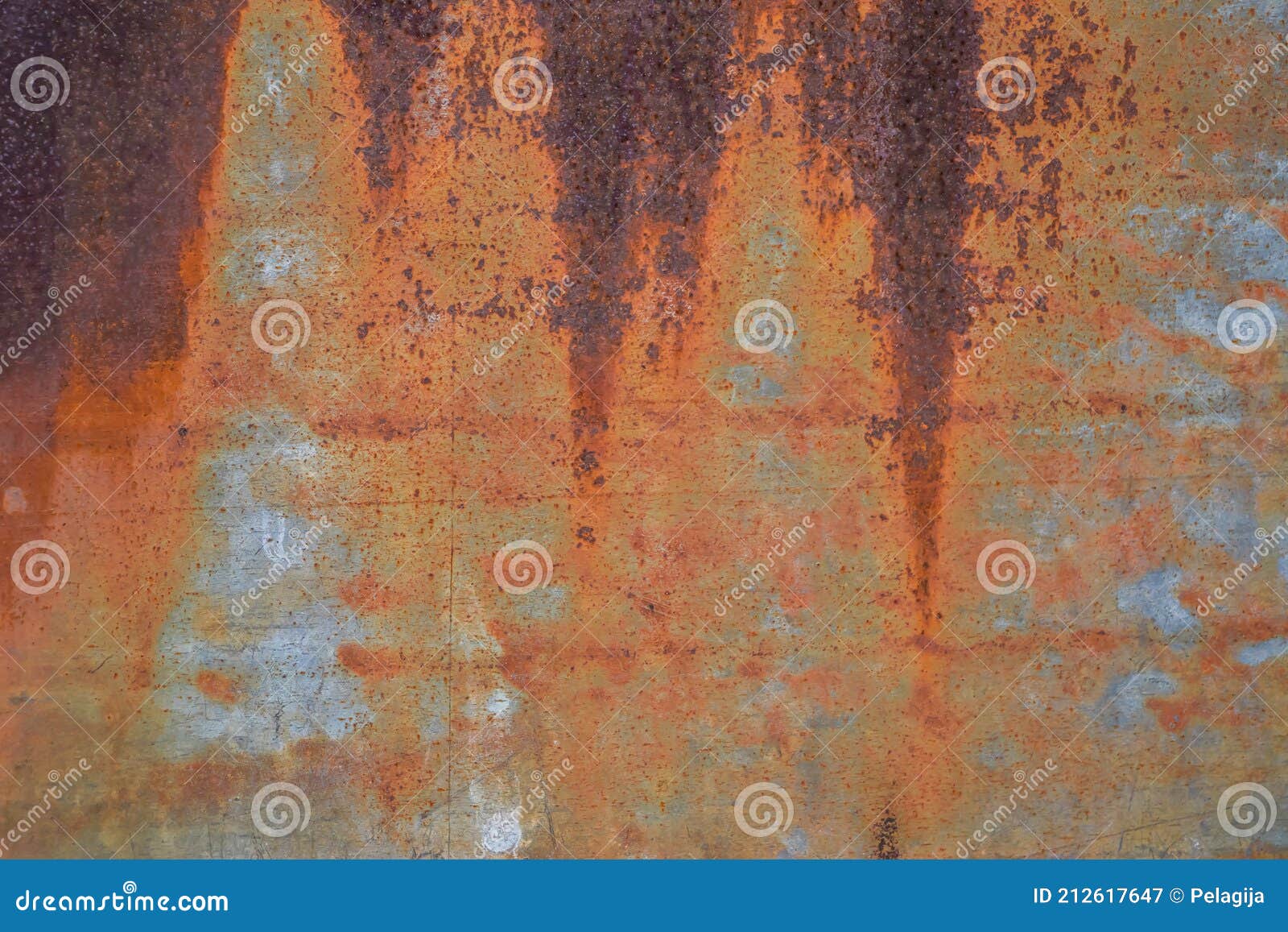Background from Rusty Metal Close-up. Rust Spots on Iron Stock Image ...