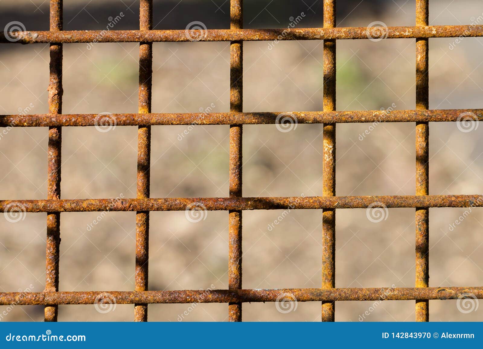 Background from a Rusty Metal Lattice. Stock Photo - Image of grill ...